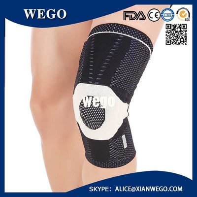 Knee Sleeve Compression Brace - Elastic Support & Side for Runner's Knee, Jumper's Knee, Arthritis Pain, ACL