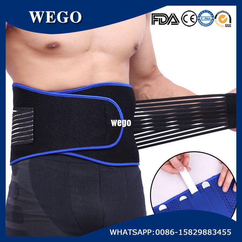 WG-LS017 Adjustable Double Pull Lumbar Back Support & Posture/ Lower Back Belt