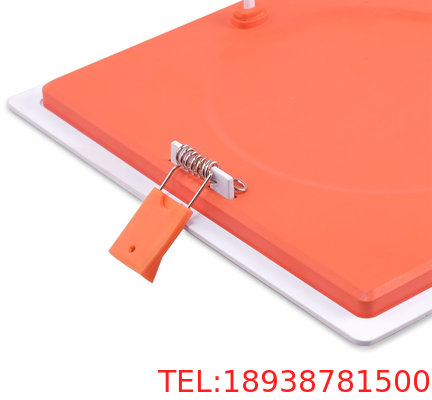 Orange thin section LED Panel lights 3W 6W 12W 18W  Round/Square LED 85-265V 2 Years Warranty Panel Light