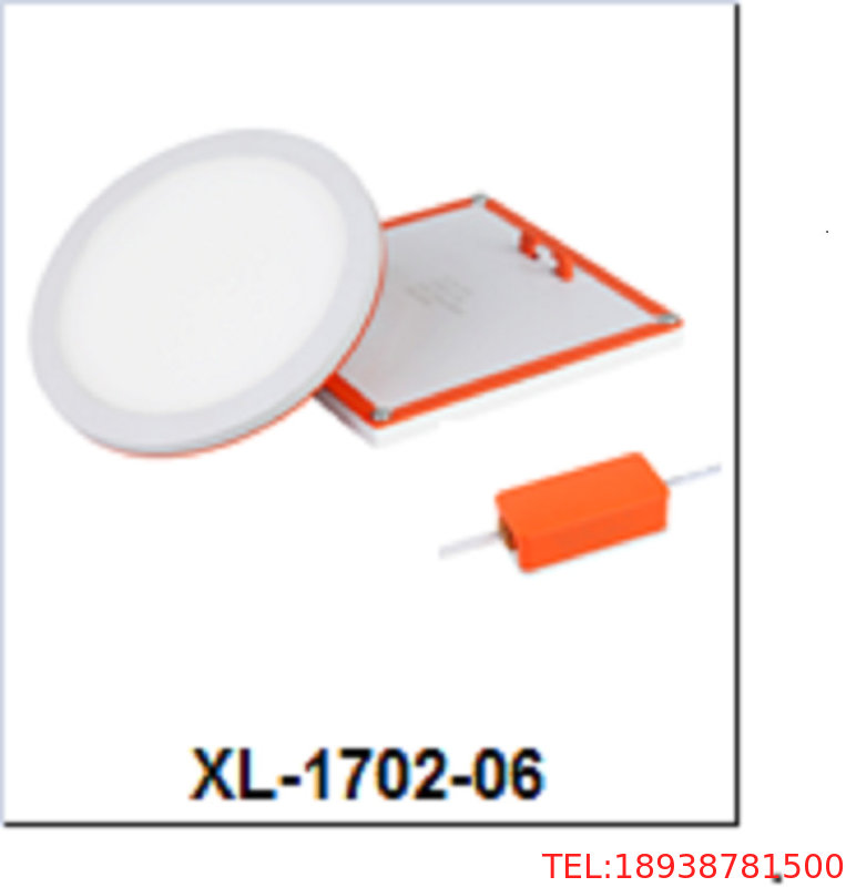 Wholesale  new narrow side 6R 10W 16W  22W Round/Square white PS LED Panel Light