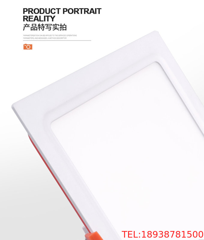 High efficiency 3w 8w 12w 15w 18w  20W Round led circular panel lights  led panel light  Inverter With CE RoHS Approved
