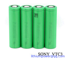 China Japan sony  vtc3 High discharge rechargeable new 18650 1600mAh 3.7v battery for sony supplier