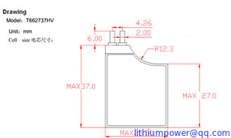 China Flexible lithium polymer battery Custom-made Curved/Special Shaped 3.7V 101030 Li-Polymer battery supplier