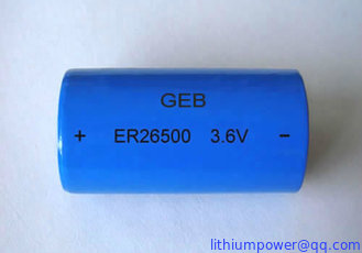 China High energy er battery ER26500m 3.6v 6500mah lithium battery for GPS supplier