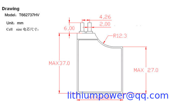 Flexible lithium polymer battery Custom-made Curved/Special Shaped 3.7V 101030 Li-Polymer battery supplier