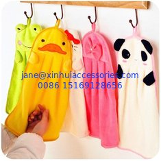 China Cute Animal Microfiber Kids Children Cartoon Absorbent Hand Dry Towel Lovely Hand Towel supplier