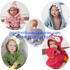 China Hooded Animal Modeling Baby Bathrobe/Kids Bathrobe 100% Cotton Soft Cute Towel Hot Sell supplier