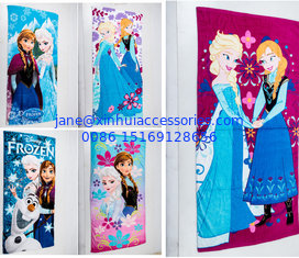 China 60*120cmFrozen Cartoon Children Bath Towel Children Beach Towel Cartoon Girls Bikini Cover supplier