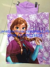 China Cartoon Baby Bathrobe Children Cloak Hooded Towel Bathrobe Towel 100% Cotton supplier