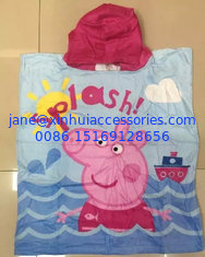 China Summer Baby Bathrobe Children Beach Cloak Hooded Towel Bathrobe Towel supplier