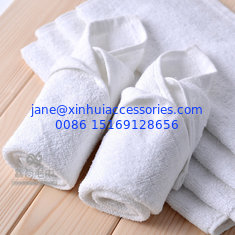China Cotton Solid Hotel Restaurant Disportable White Small Cleaning Towel Hand Cleaning  Cloths supplier