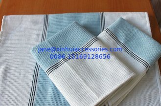 China Cotton Classic Restaurant Grid Kitchen Tea Towels plaid tea towel cover cloth napkin Towel supplier