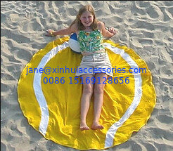 China Children or Adults Summer Round Circle Beach Towel 100% cotton Reactive Printing supplier