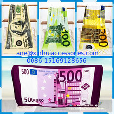 China 70x140cm cheap beach towels free shipping towel beach towel microfiber Money Euros Dollar supplier