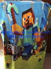 China Minecraft Kids Bath Towel Minecraft Beach Towel Minecraft Creeper swim towel Christmas supplier