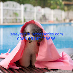 China 66*43 large pet bath towel dog bath towel synthetic chamois PVA towel Clean  pet towel supplier