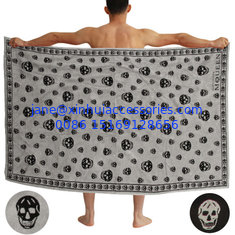 China extra large beach towels 100% cotton mens beach towels large beach towels for adult supplier