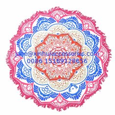 China Indian Mandala Beach Towel Large Lotus Printing Towel Beach Round Pool Home Shower Towel Blanket 150Cm supplier