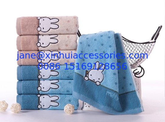 74*36cm 100% cotton cartoon MIFFY soft  care breathable face towel and hand towel supplier