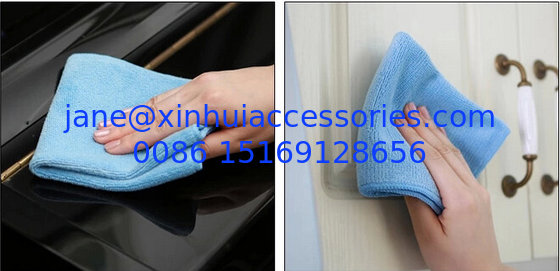 25*25cm Absorbent Microfiber multifunctional Square Car & Kitchen Cleaning Towel supplier