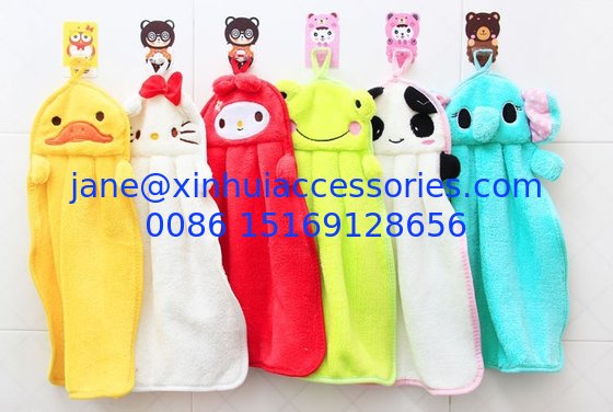 Cute Animal Microfiber Kids Children Cartoon Absorbent Hand Dry Towel Lovely Hand Towel supplier