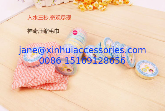 Magic Compressed Portable Mini Outdoor Travel Compressed Face Towel Compressed Hand Towel supplier