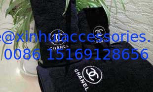 Black Customized Towel Custom Towel Black Towel Factory Black Towel Manufacturer supplier
