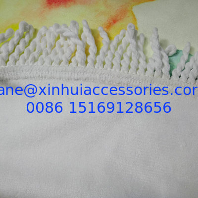 reactive custom printing cotton terry velour round beach towels circular beach towels supplier