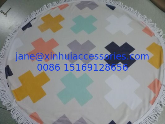 cheap microfiber small round beach towel kids round towels kids roundies wholesale supplier