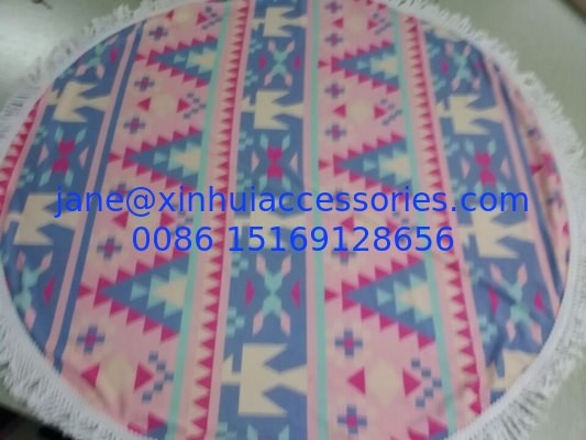 cheap microfiber small round beach towel kids round towels kids roundies wholesale supplier