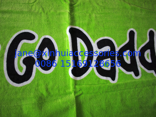 personalized beach towels 100% cotton velour reactive printing beach towels small MOQ supplier