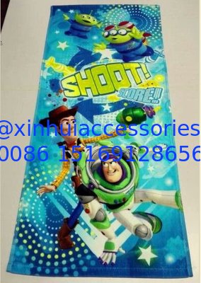 Factory Supply Small MOQ 100% Cotton Custom Print Beach Towel supplier