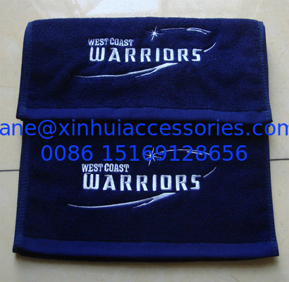 Cheap 100% cotton custom embroidered gym/sports/fitness towel with custom logo supplier