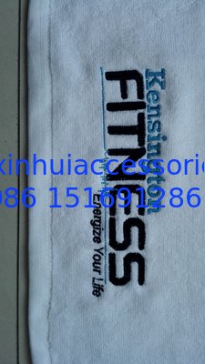 Various Custom logo embroidery Small MOQ Cheap Price Best 100% cotton fitness towel supplier