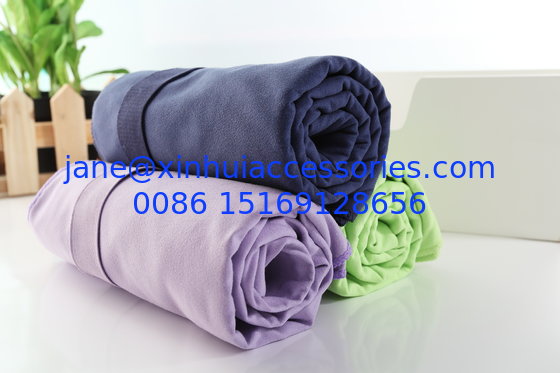 2017 New High Quality Private Label Personalized Custom Non Slip Microfiber Suede Yoga Mat Towels supplier