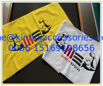 China wholesale 100% cotton hotel towel custom logo embroidery supplier