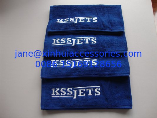 China wholesale 100% cotton hotel towel custom logo embroidery supplier