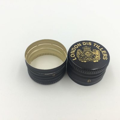 Printing Aluminium Pilfer Proof Caps For Spirit Glass Bottle Cap