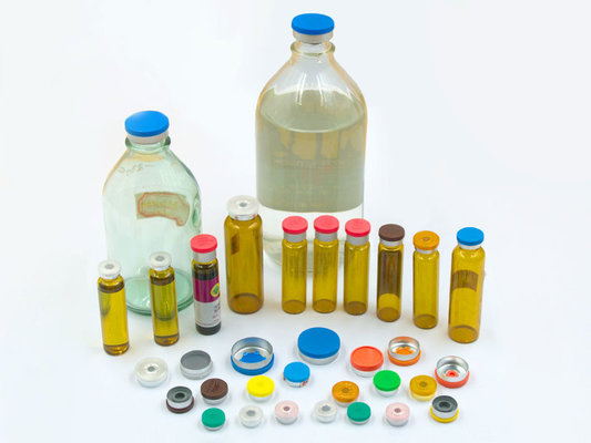 Ampoules Aluminium Flip Top Seals with Rubber Stopper Crimp Caps