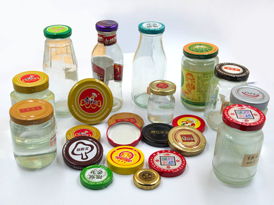Printed Twist off Bottle Cap for Glass Jam Jar Bottle Milk Bottle