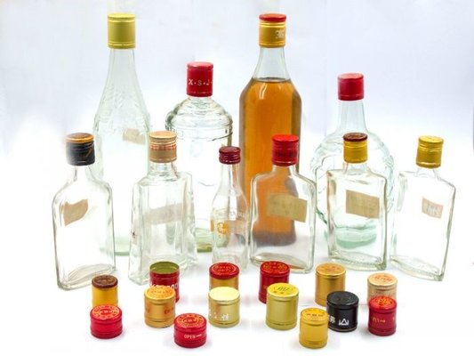 Aluminium Pilfer Proof Caps For Alcoholic Drink Wine Bottle