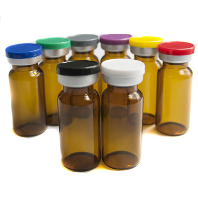 10ml bottle flip top cap aluminum plastic vial flip off caps
