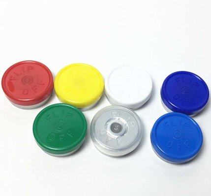 Custom color flip top water bottle vial aluminium cap custom logo vial flip off caps for medicine