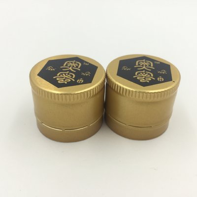 Printed Aluminium Pilfer Proof Caps for Glass Bottle