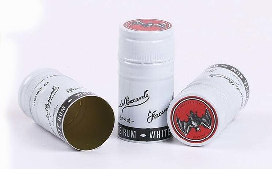 29mm Long Printed Aluminium Pilfer Proof Caps for Wine Bottle