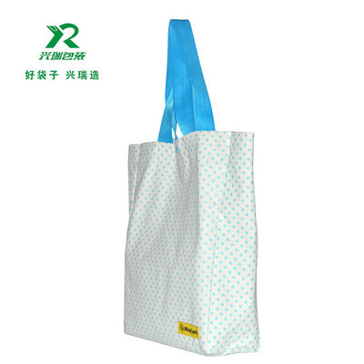 Manufacture heavy duty canvas customized shopping bag fashion shoulder bag 100% canvas spot pattern cotton bag