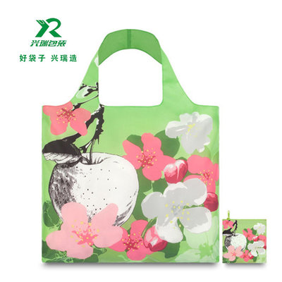 Eco friendly 190T 210D 420D oxford cloth shopping bag foldable polyester heavy duty tote bag vest  folding shopping bag