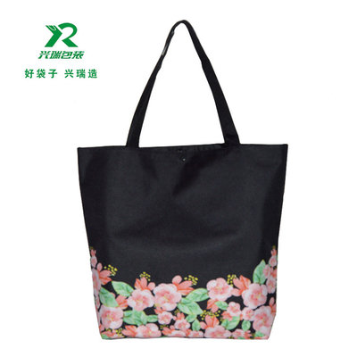 Factory directly sell polyester nylon oxford shopping bag fashion tote bag shoulder oxford bag for promotion give