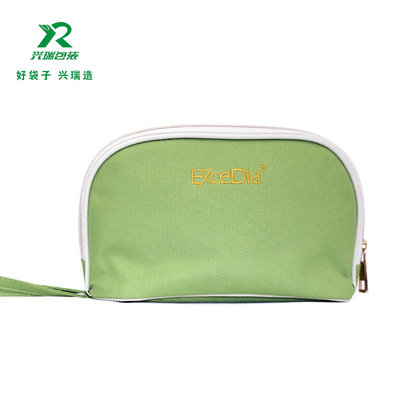 Guangzhou factory fresh oxford ladies make-up cosmetic bag toiletry Bag with handle Travel accessories bag manufactory