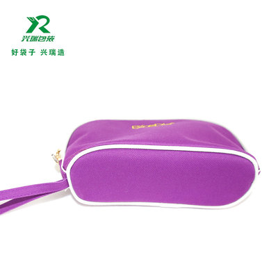 High grade eco-friendly oxford fabric cheap price round cosmetic bag fashion toiletry bag for women